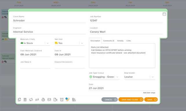 T Cards Online | Agile Construction & Property Services Management